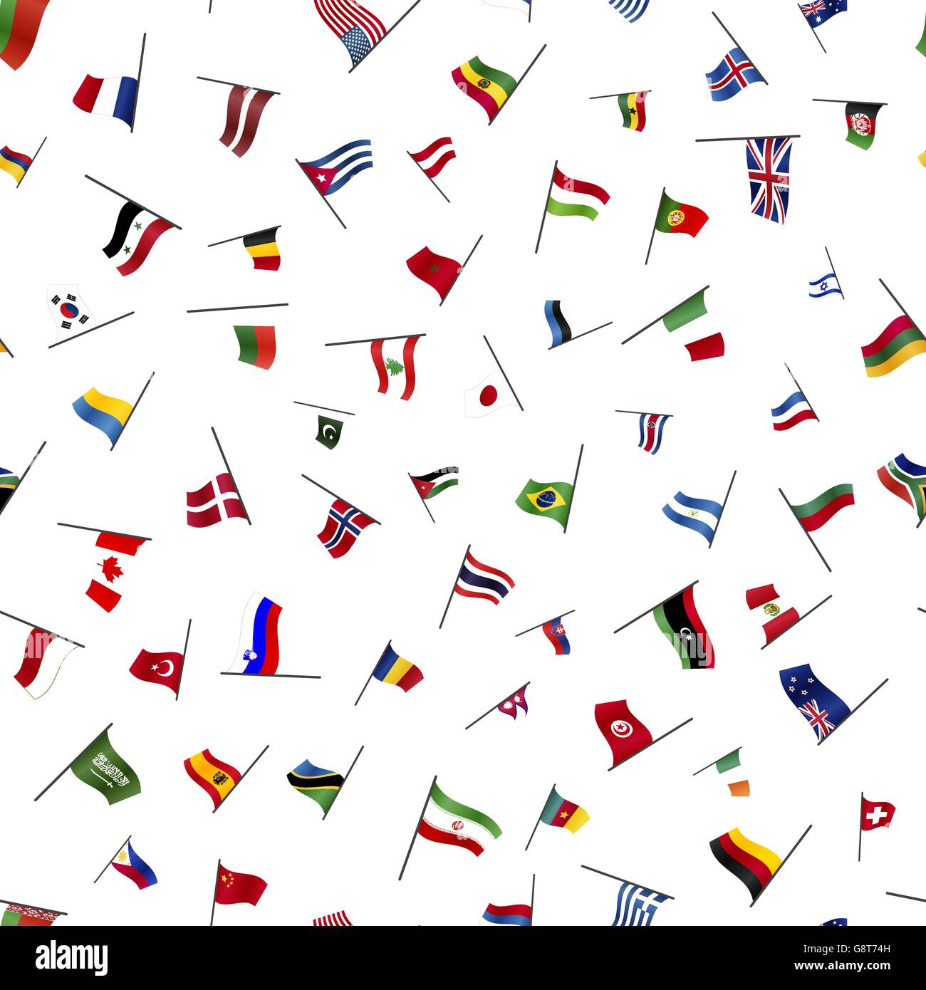 Flags on a pole hi-res stock photography and images - Alamy