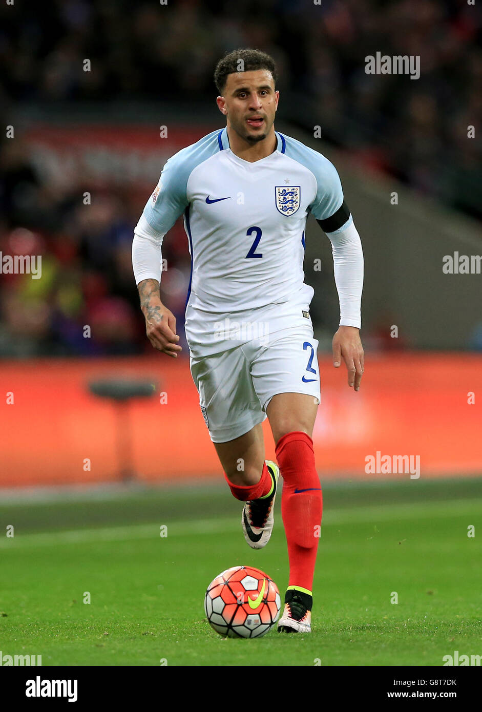 England's Kyle Walker during the International Friendly match at ...