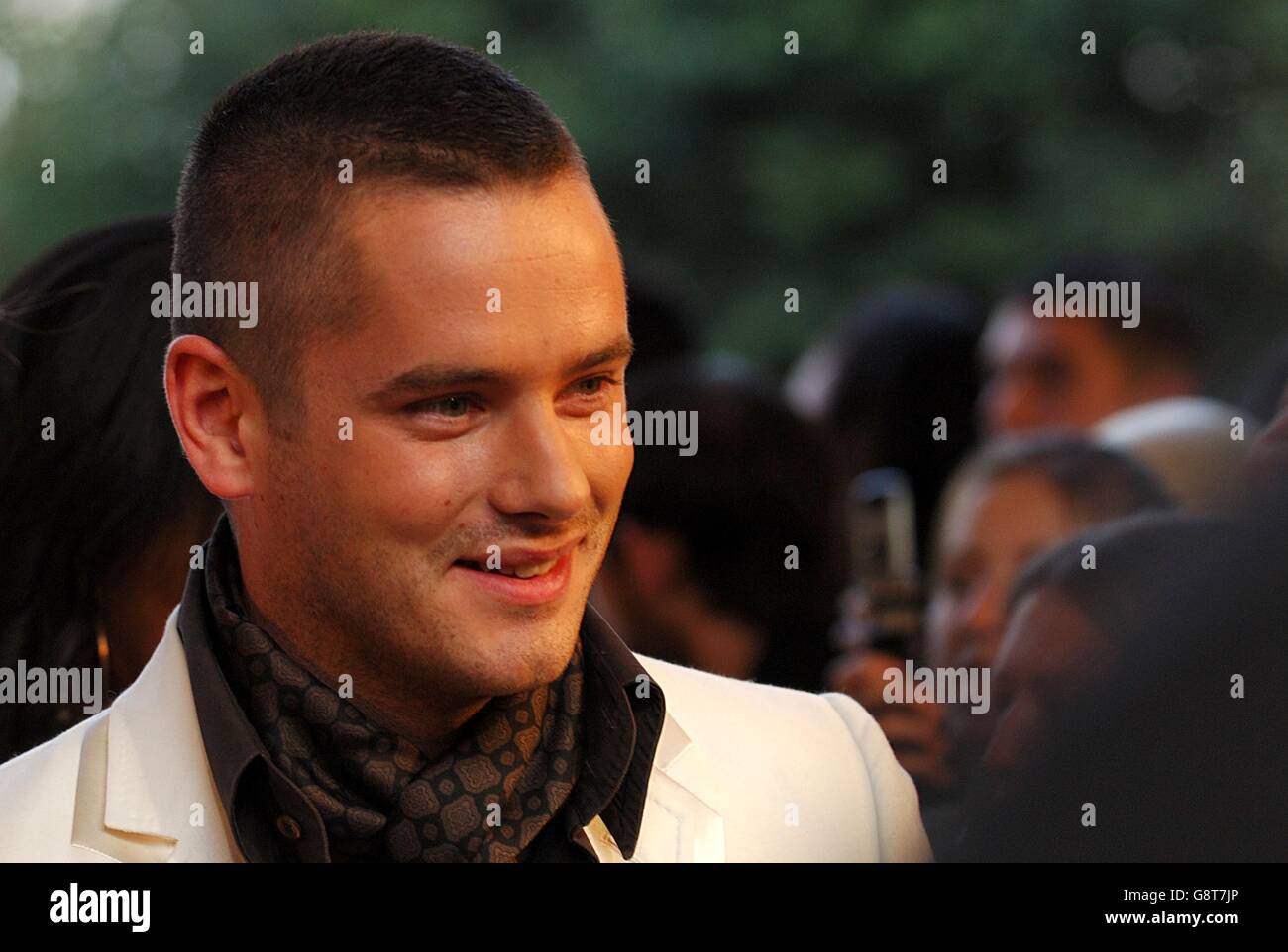 Tony Lundon from pop group Liberty X arrives at the Mastercard FIFPro ...