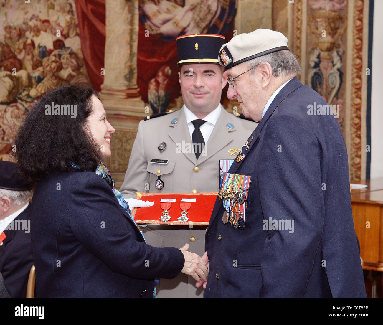 Navy able seaman Harry Card receives the Legion d'honneur, France's ...