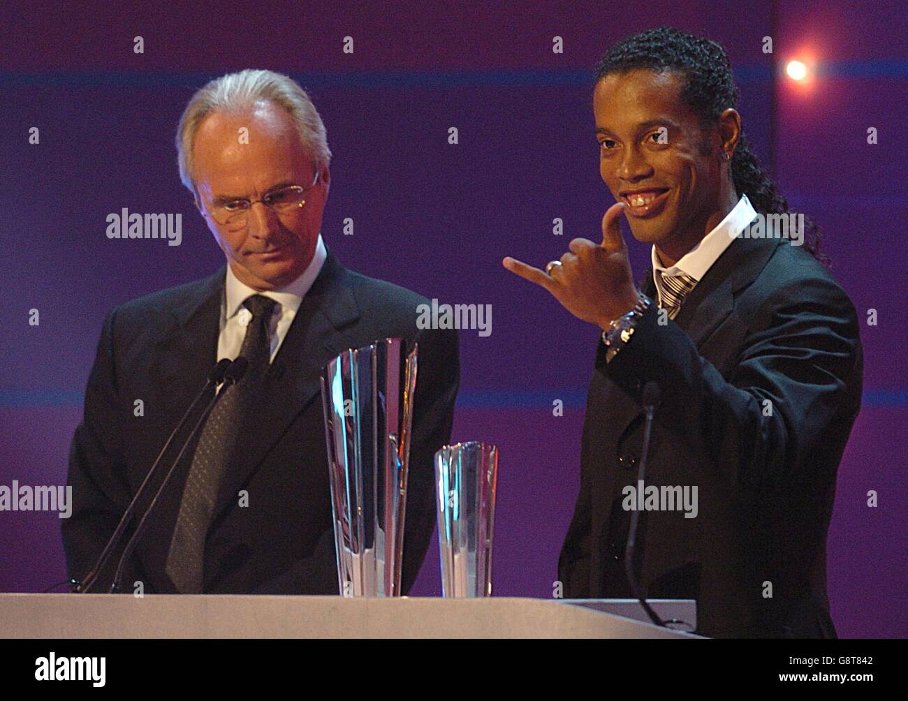 Mastercard FIFPro World XI Player Awards 2005 - BBC TV Centre Stock ...