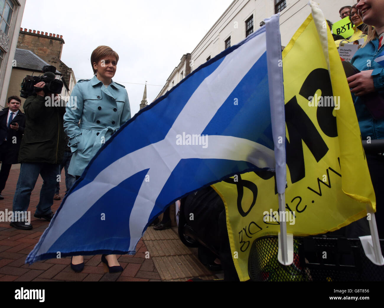 Scottish Parliament election 2016 campaign Stock Photo - Alamy