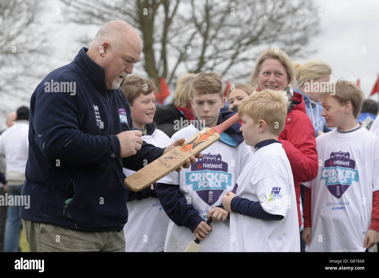 Alastair Cook Photocall - Dymock Cricket Club. Former England captain ...