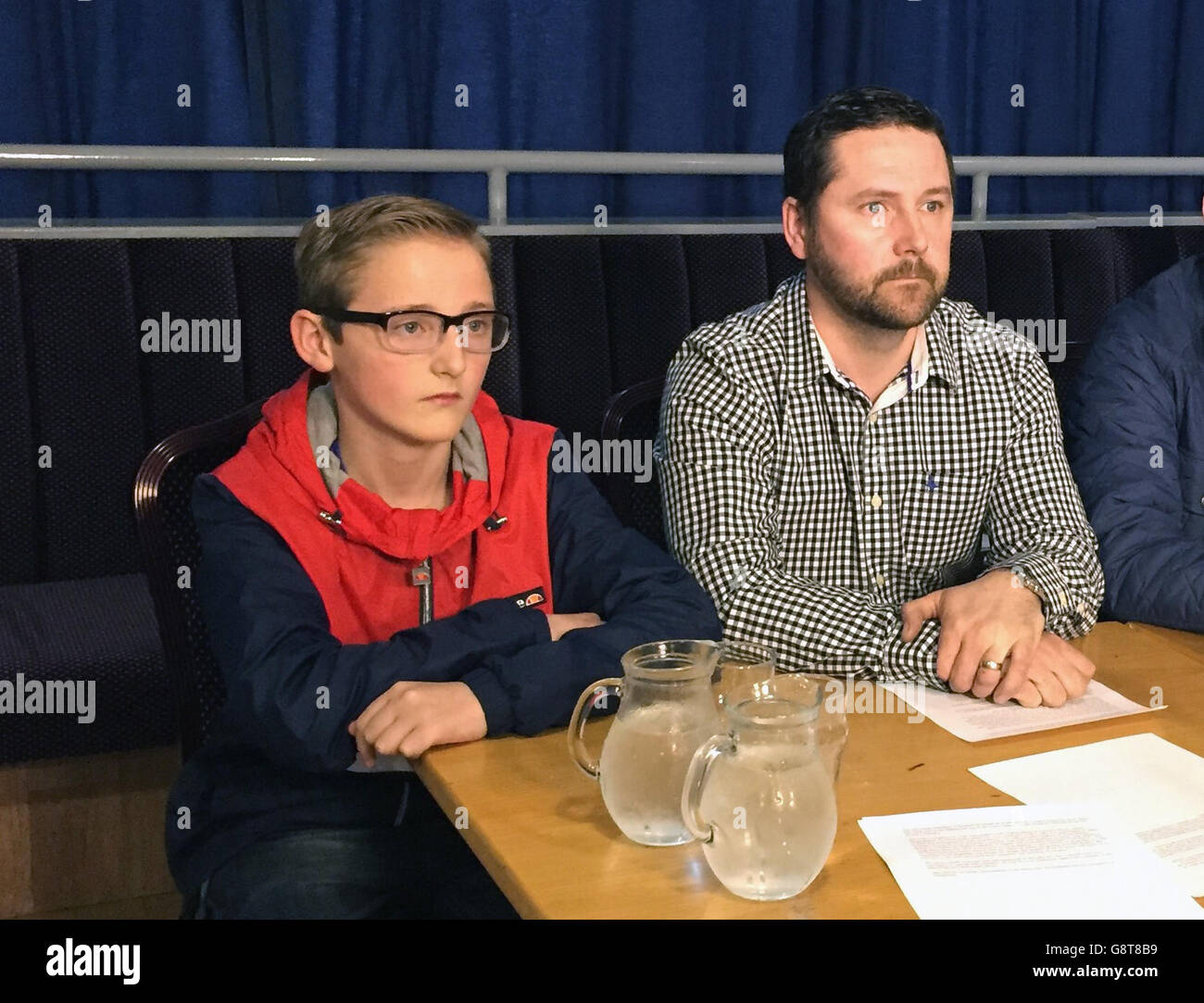 CS spray incident in Belfast Stock Photo - Alamy
