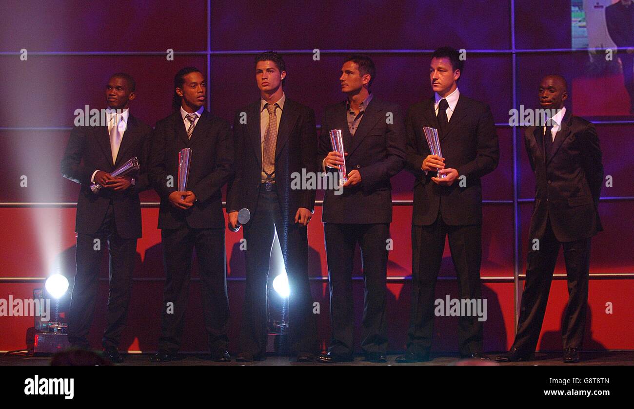 Mastercard FIFPro World XI Player Awards 2005 - BBC TV Centre Stock ...