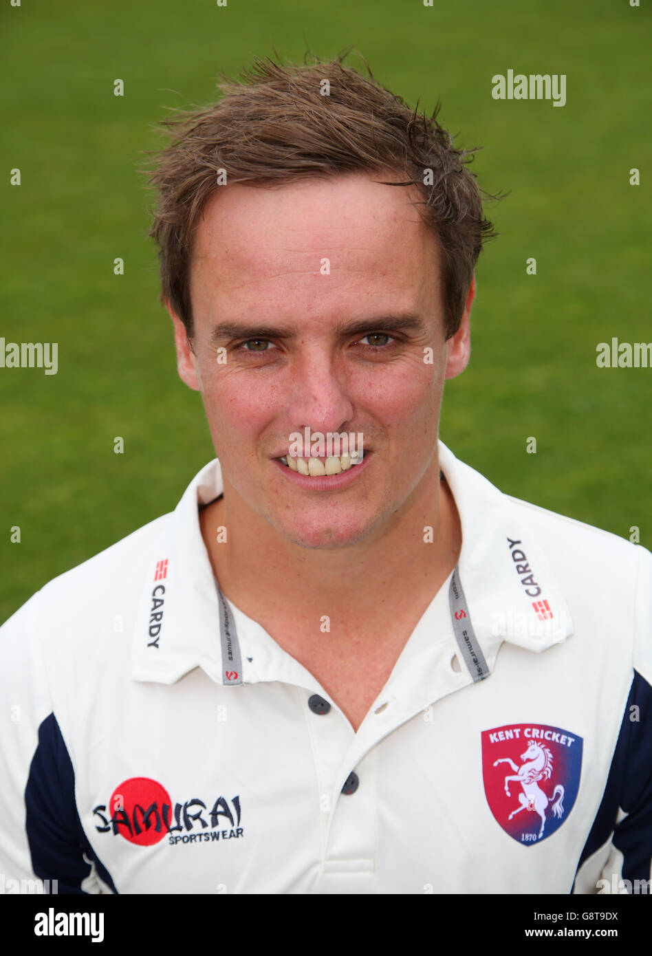 David Griffiths poses for a picture during the media day at the St ...