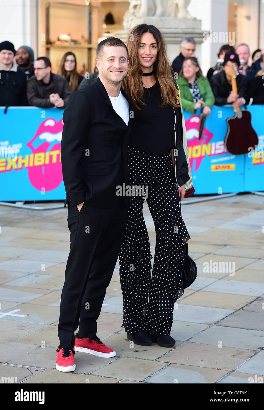 Tyrone wood arriving for the opening night gala for exhibitionism hi ...
