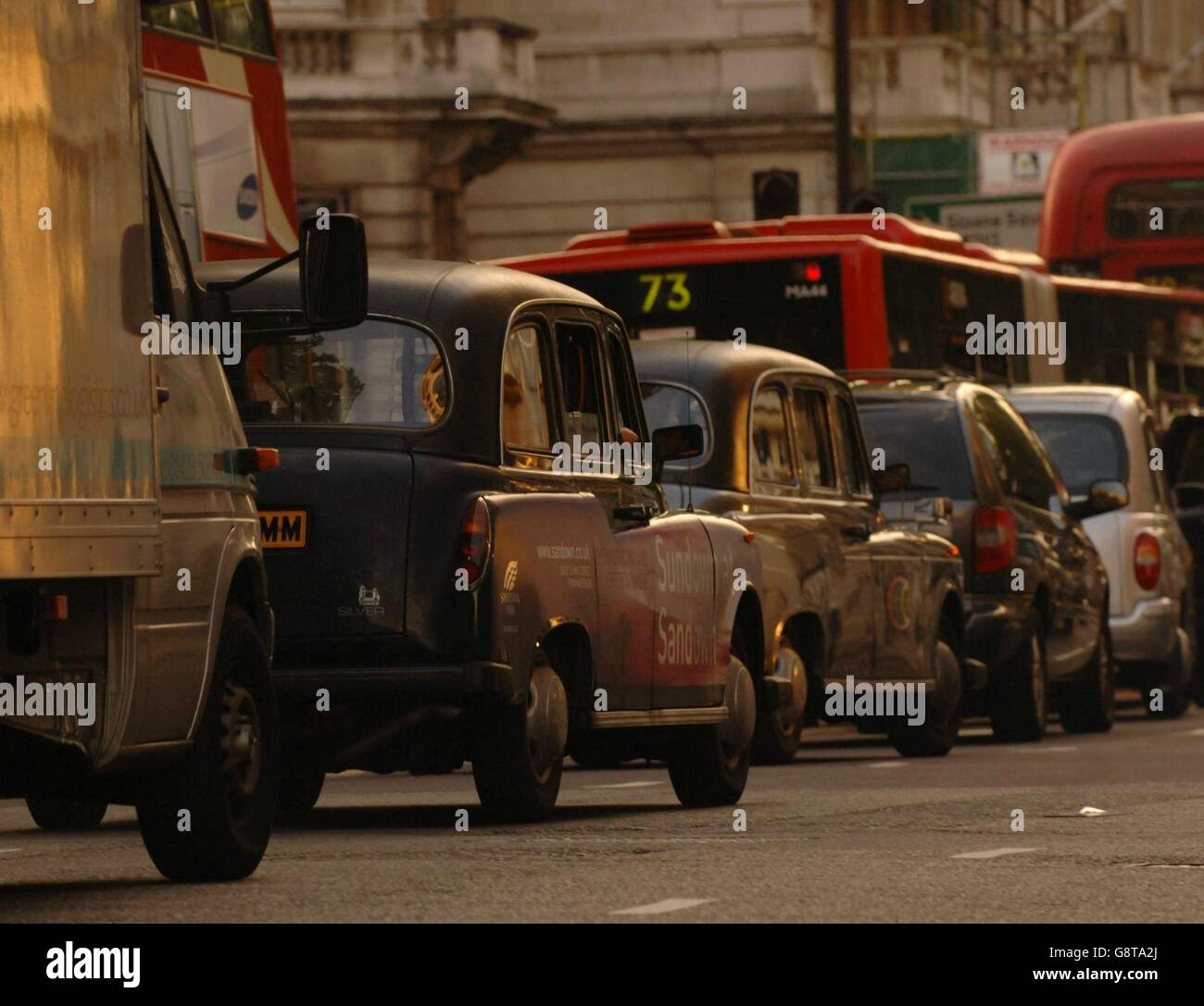 Car pollution exhaust fumes transport taxi bus hi-res stock photography ...