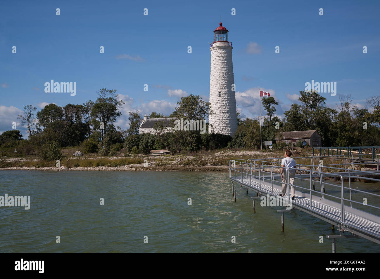 Chantry Island Lighthouse, Southampton, Ontario, Canada Stock Photo - Alamy