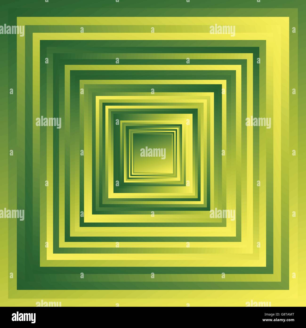 Radiating overlapping square shapes with random gradient fills ...