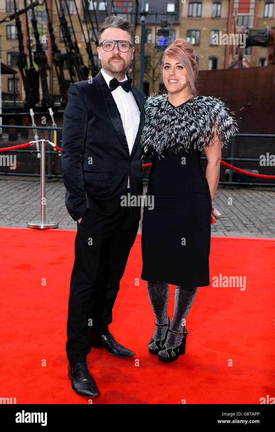 Rex Crowle and Michelle Ducker attending the British Academy Games ...