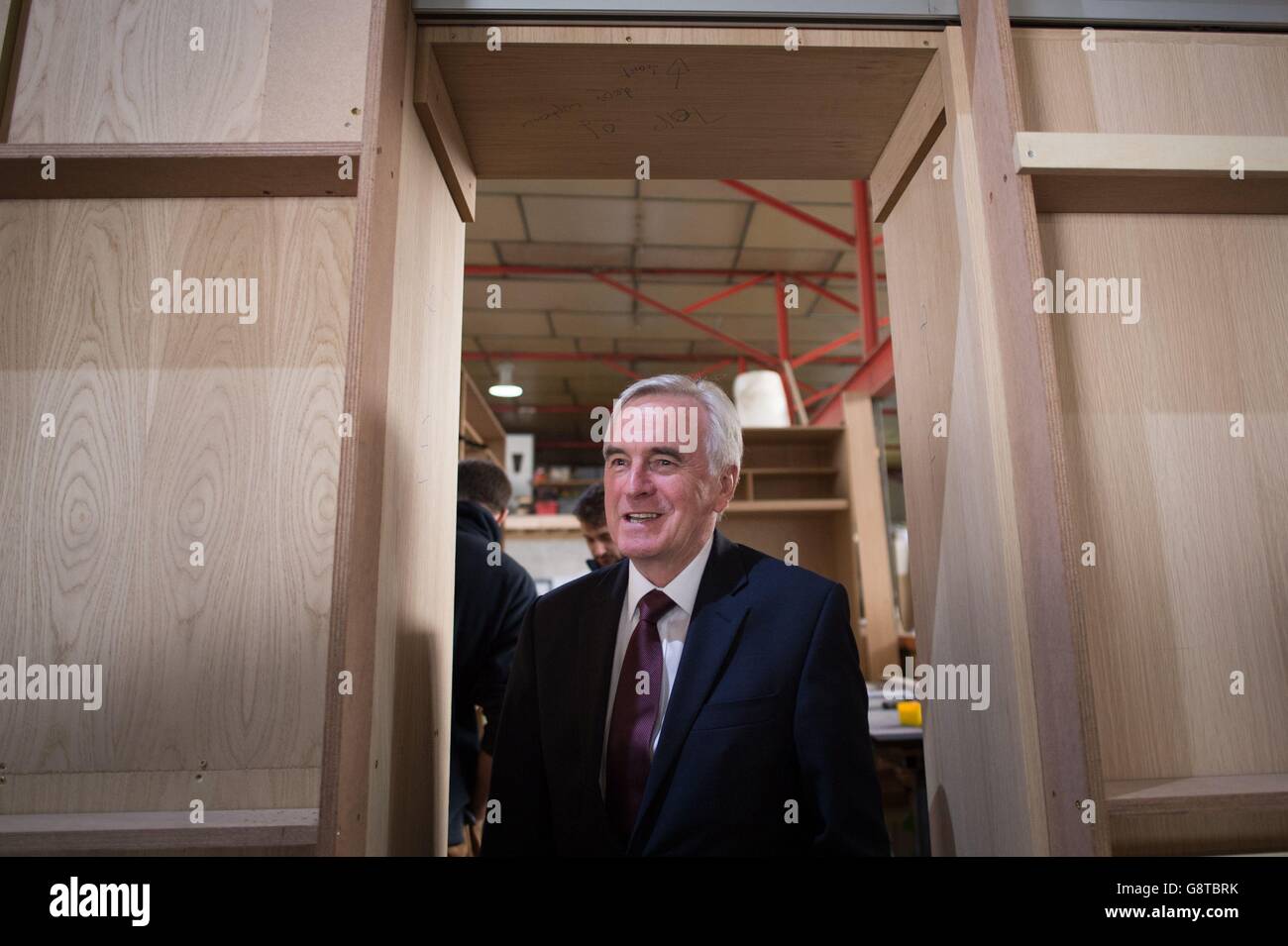 John mcdonnell visit building bloqs hi-res stock photography and images ...