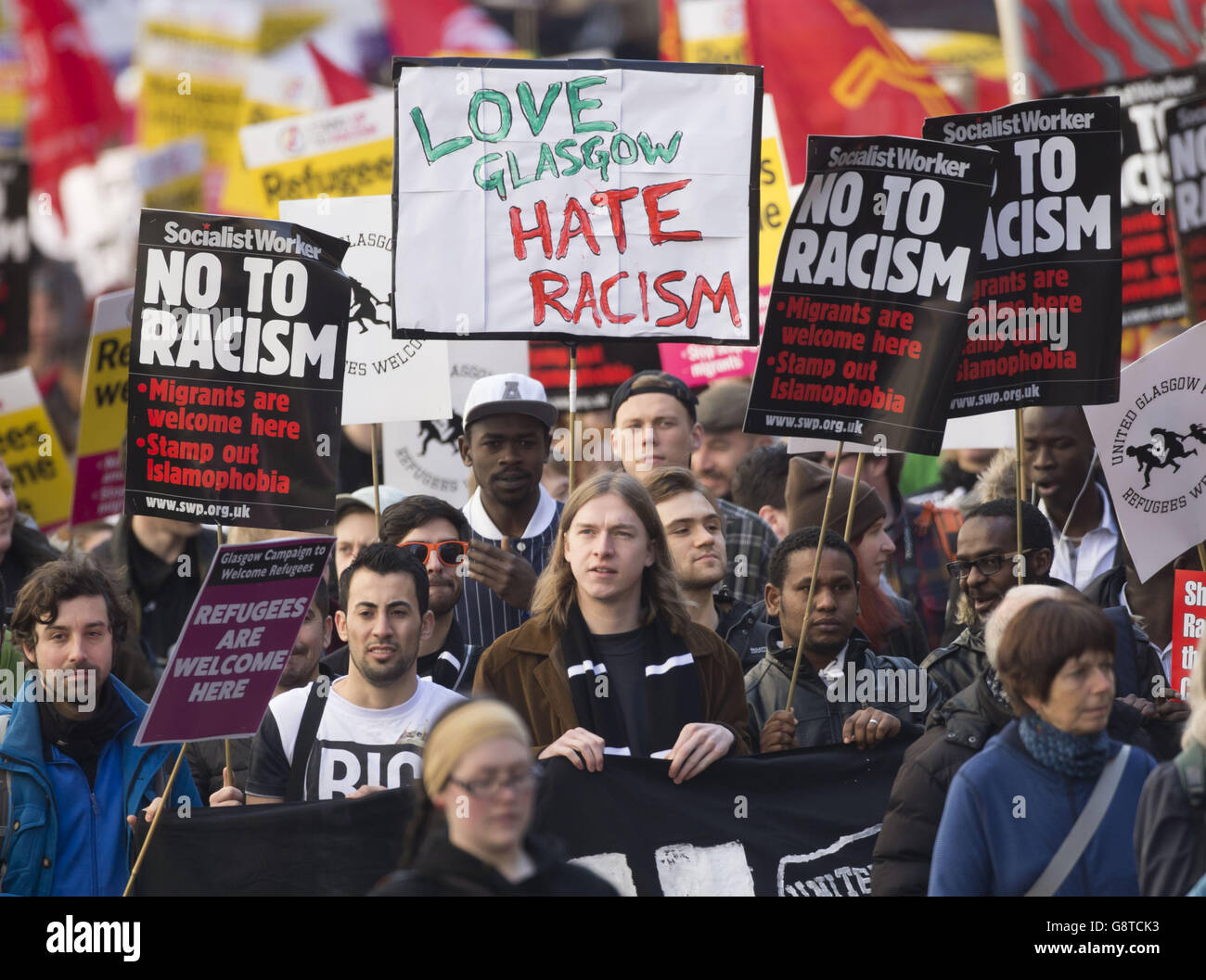 Refugees campaigners hi-res stock photography and images - Alamy