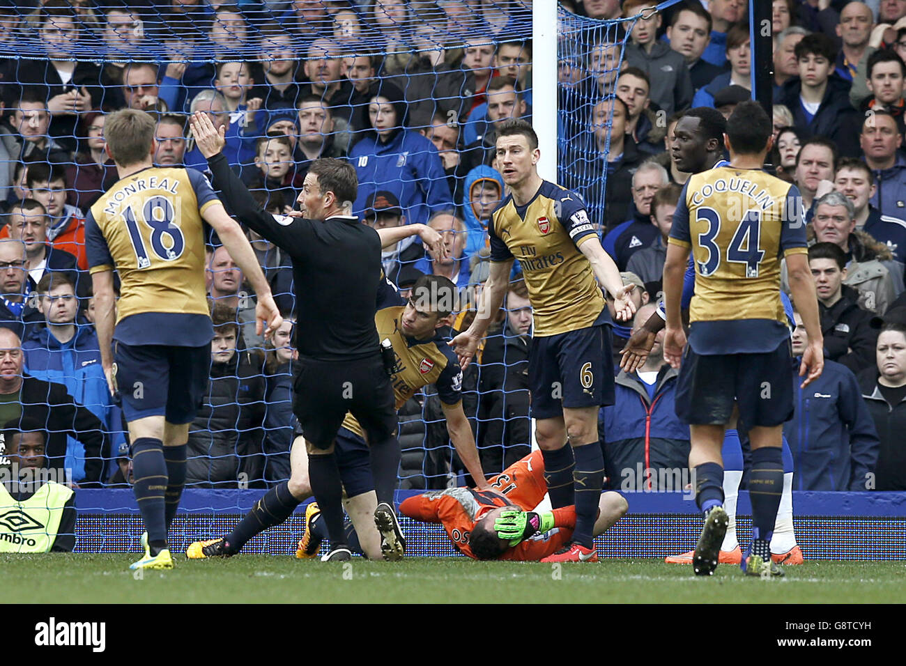 Soccer football full length injured injury wkendsport18thmarch hi-res ...