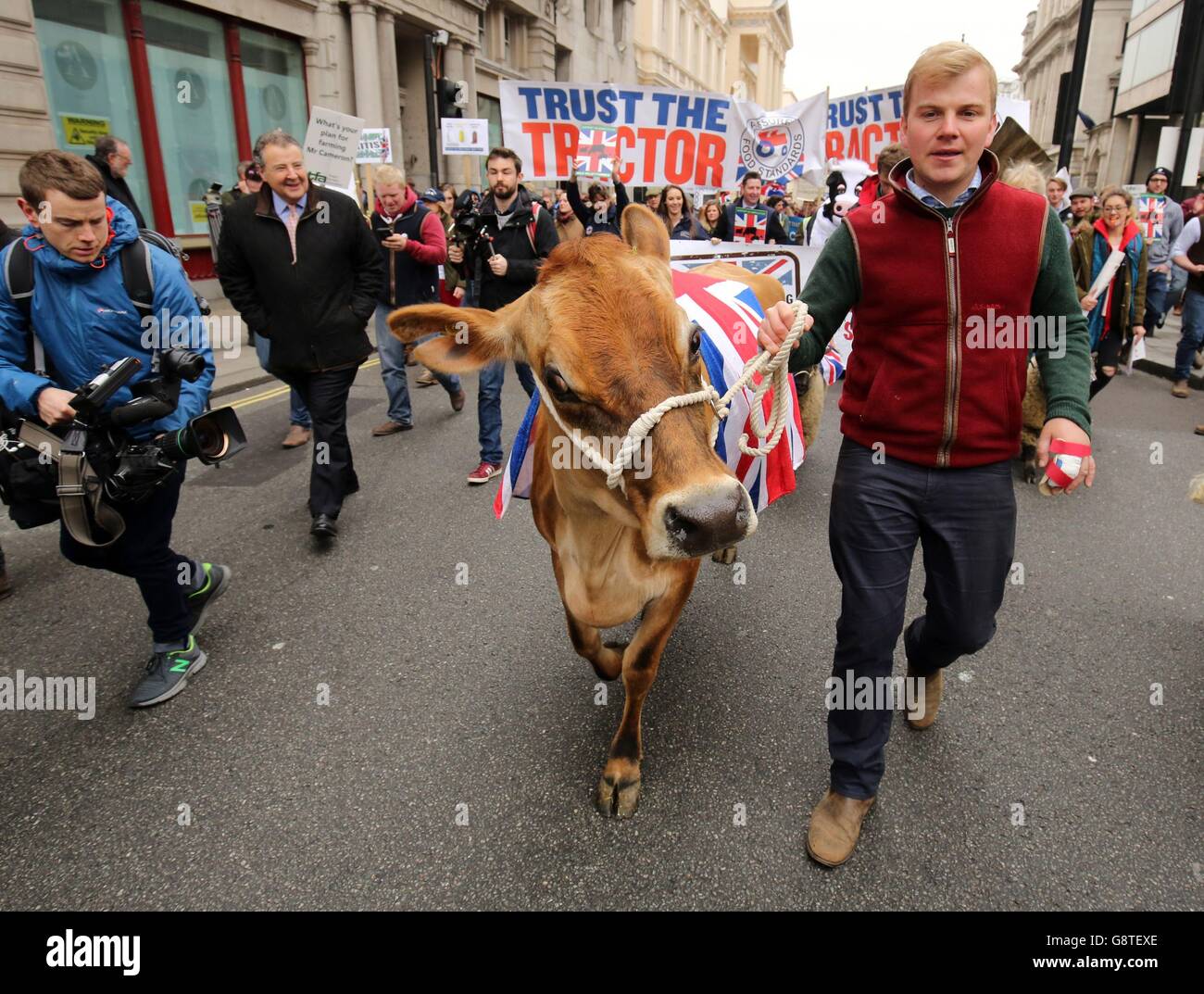 Farmers for Action rally Stock Photo - Alamy