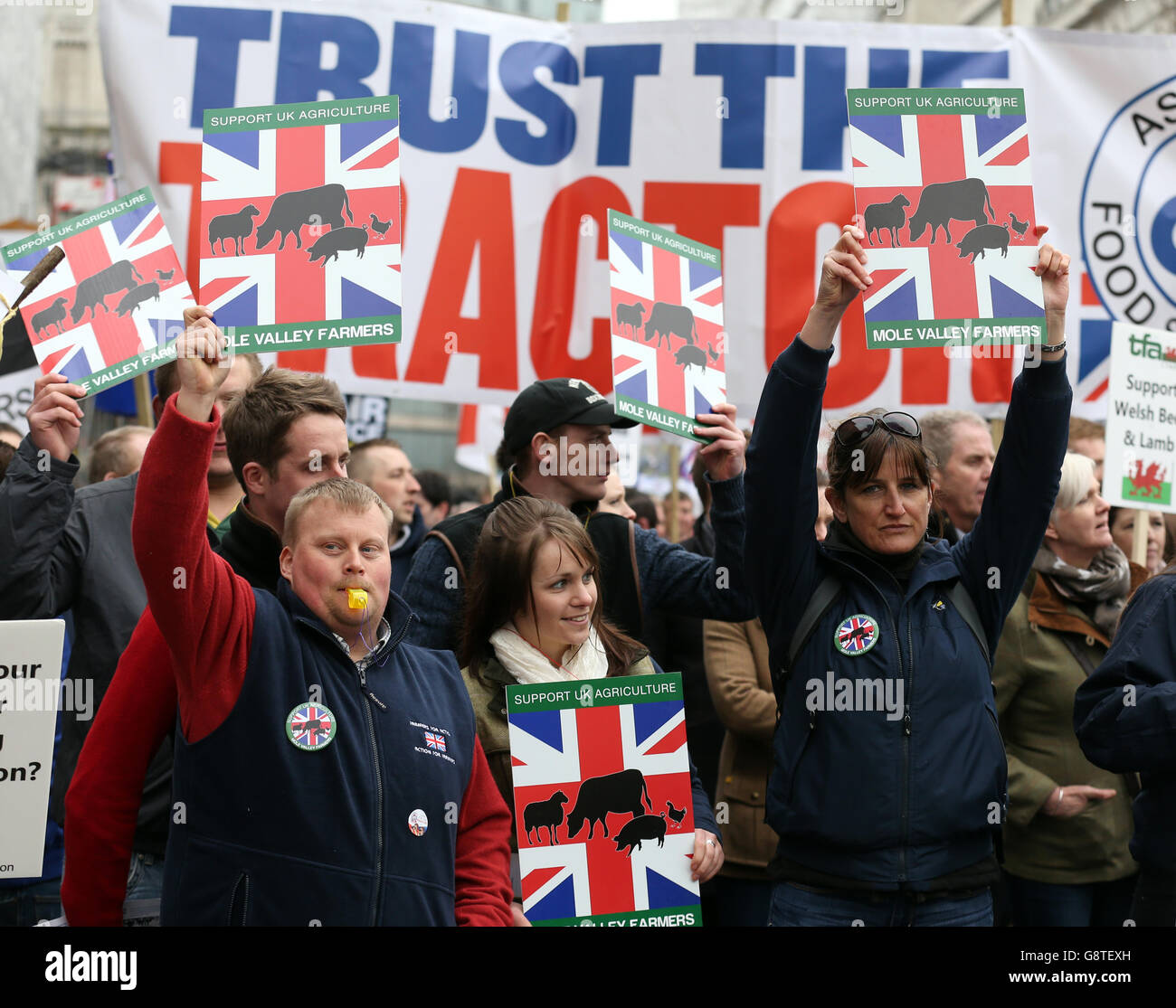 Farmers action rally hi-res stock photography and images - Alamy