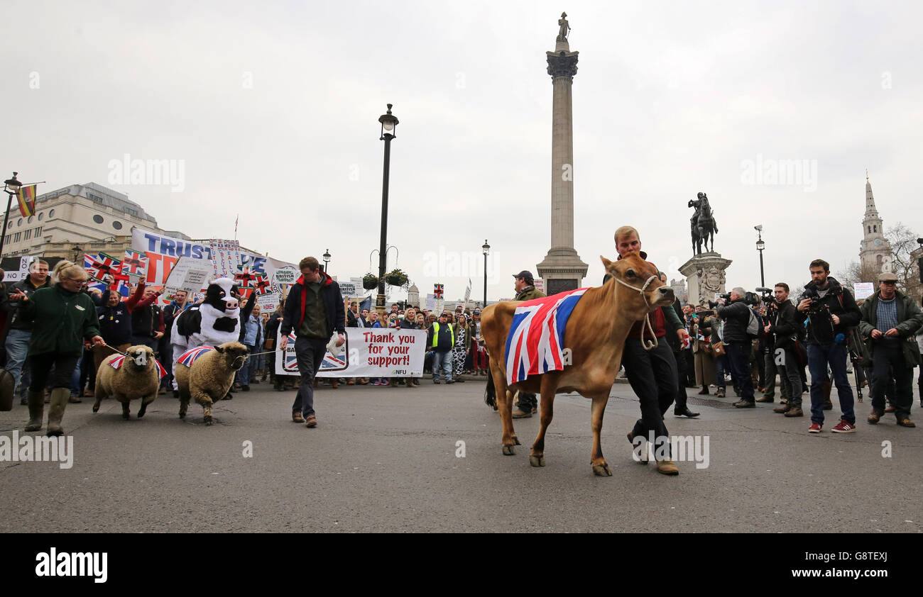 Farmers for Action rally Stock Photo - Alamy