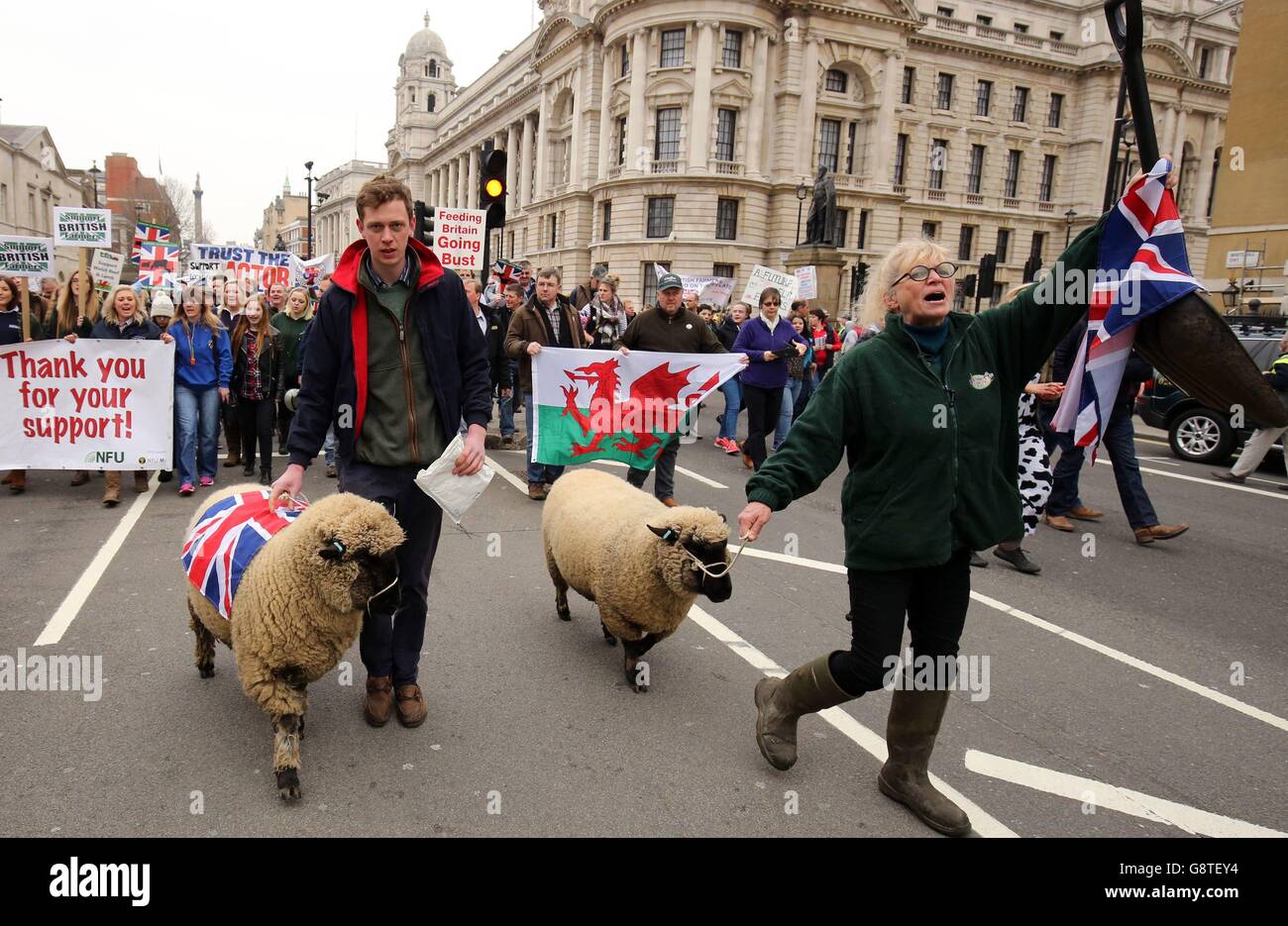 Farmers for Action rally Stock Photo - Alamy