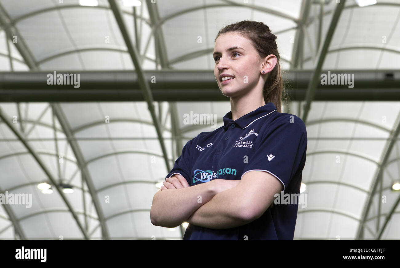 Millwall lionesses Jordan Butler during a media launch at St George's ...