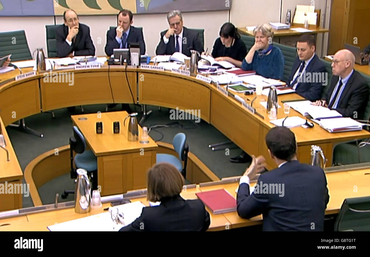 Commons Treasury Committee Stock Photo - Alamy