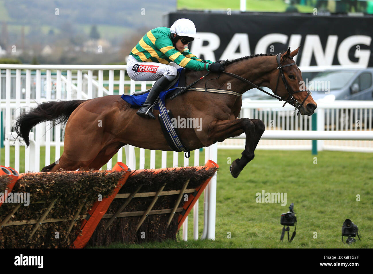 Jockey Barry Geraghty on Great Field during the Vincent O'Brien County ...