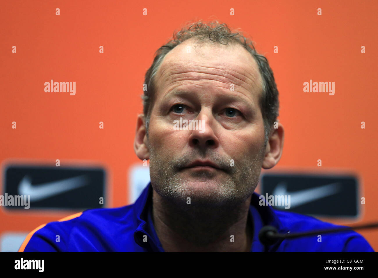 The netherlands head coach danny blind press conference wembley stadium ...