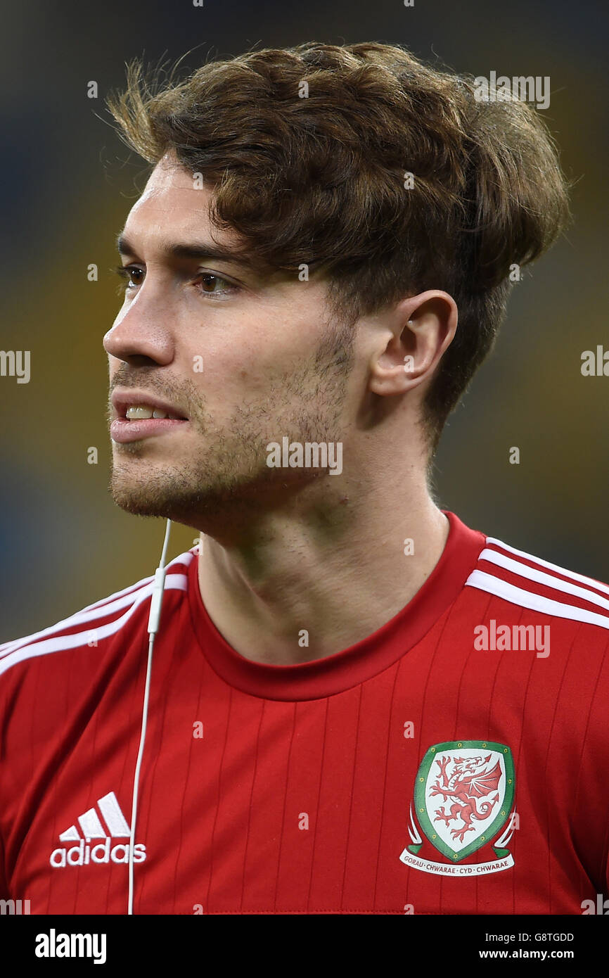Ukraine v Wales - International Friendly - NSC Olimpiyskiy. Wales' Tom ...