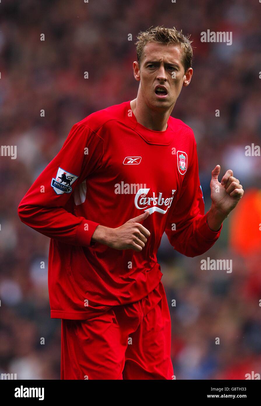 Soccer - FA Barclays Premiership - Liverpool v Manchester United - Anfield Stock Photo - Alamy