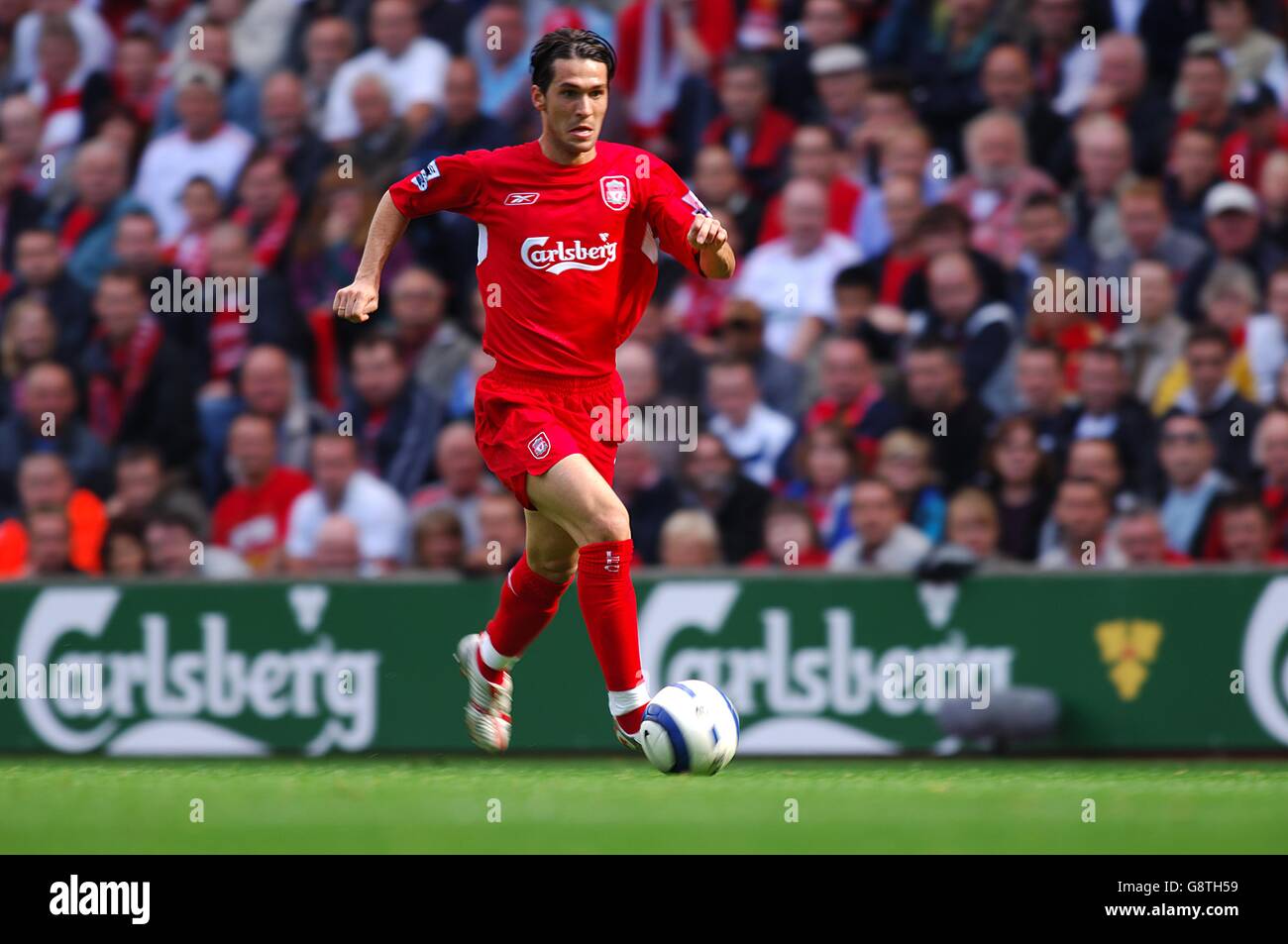 Soccer - FA Barclays Premiership - Liverpool v Manchester United - Anfield Stock Photo - Alamy