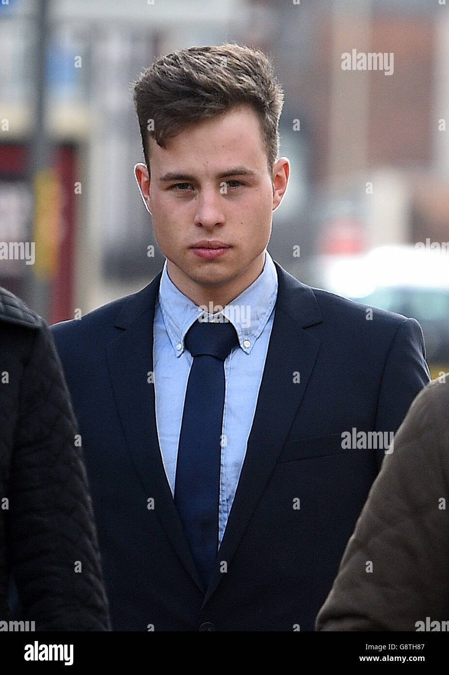 James Martin, 20, arrives at Gloucester Crown Court where he is on ...