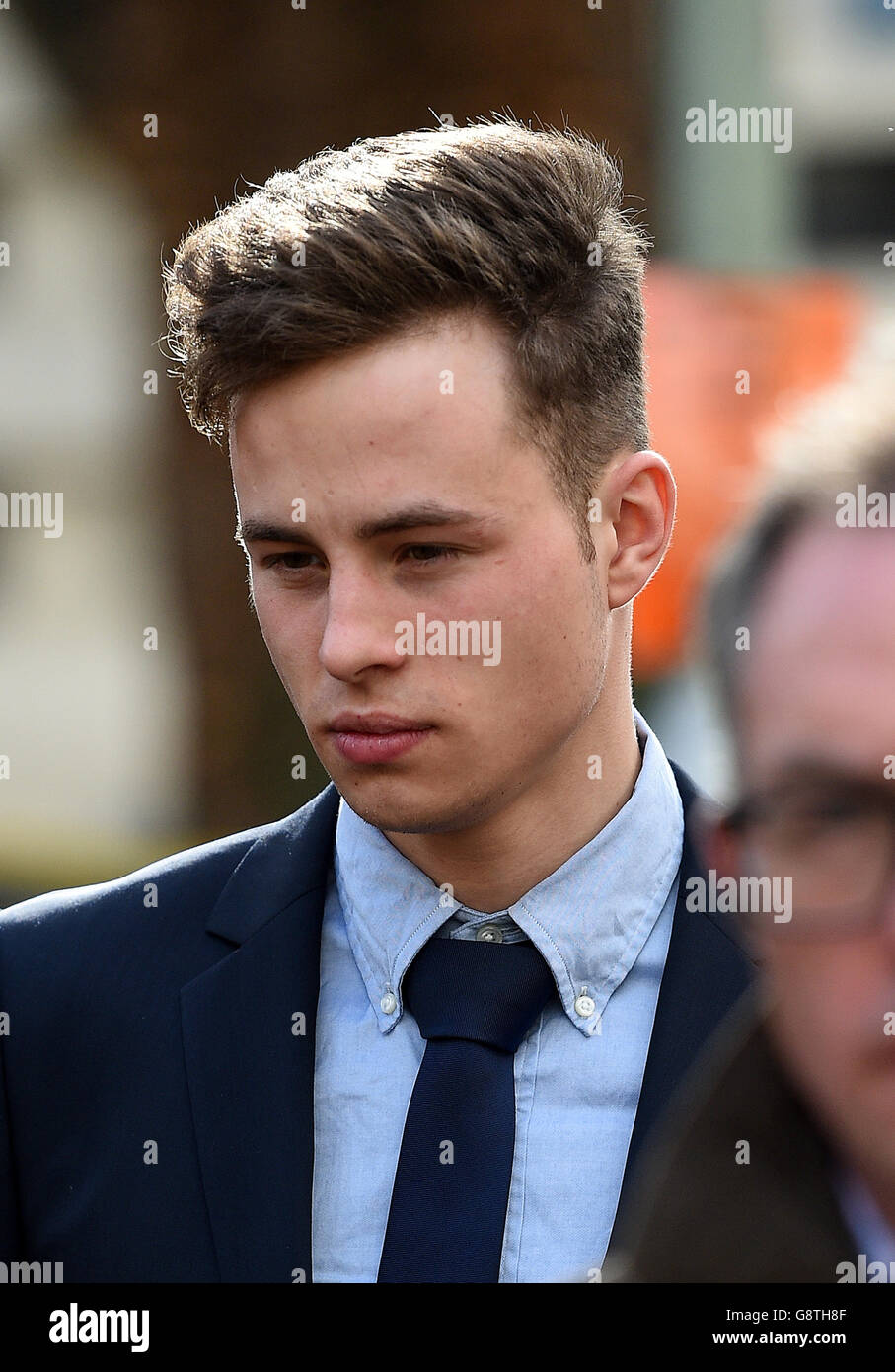 James Martin, 20, arrives at Gloucester Crown Court where he is on ...
