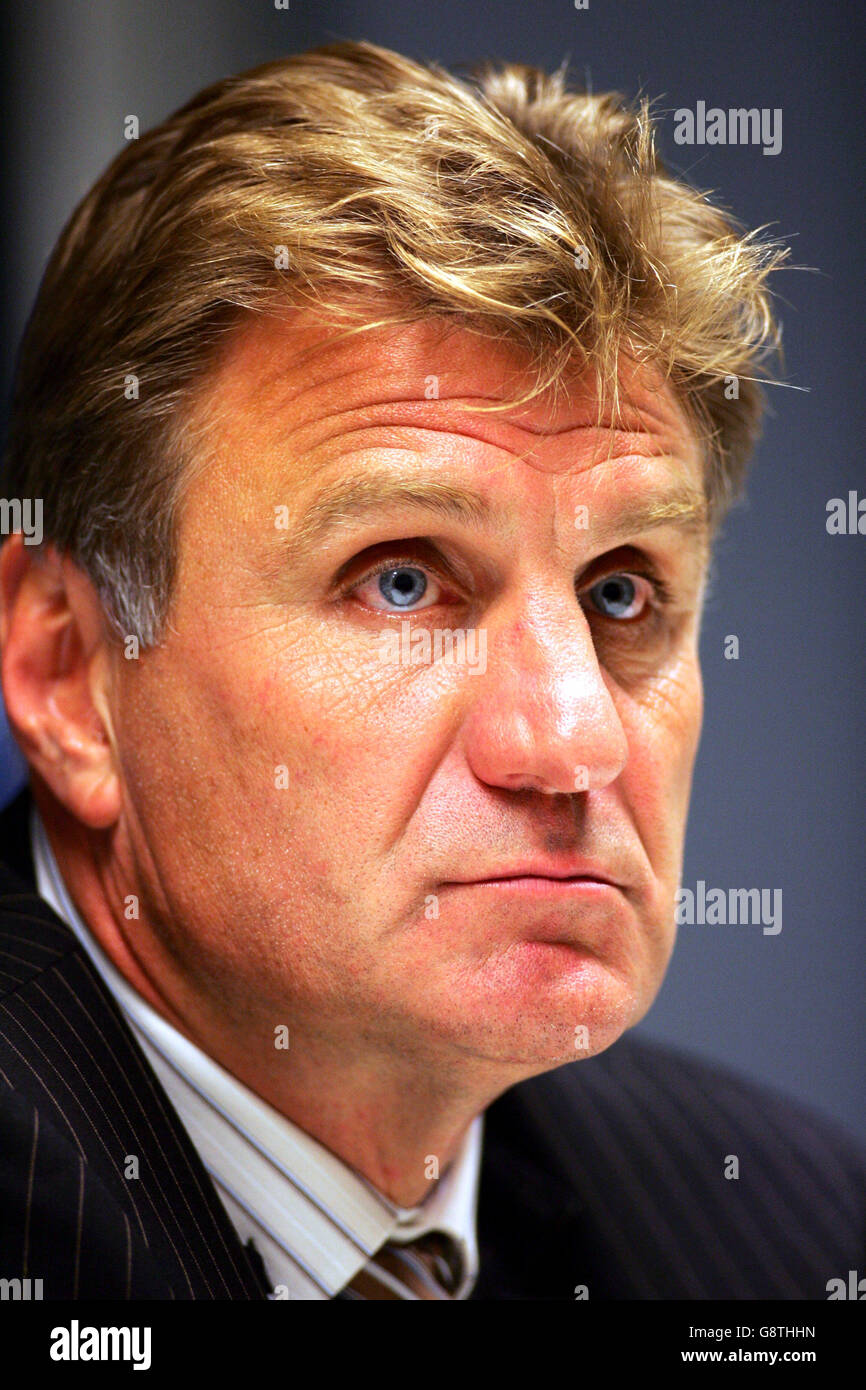 Jan breydel stadium club brugge coach jan ceulemans hi-res stock ...