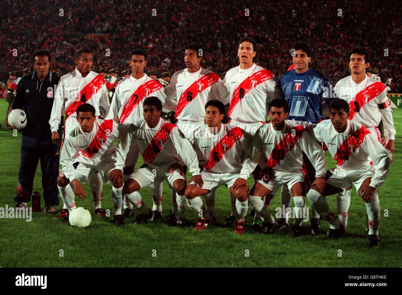 Soccer world cup qualifier chile v peru hi-res stock photography and ...