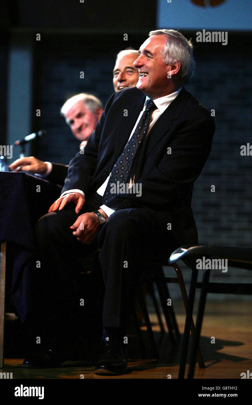Taoiseach Bertie Ahern sits in St Patrick's College Drumcondra, Dublin ...