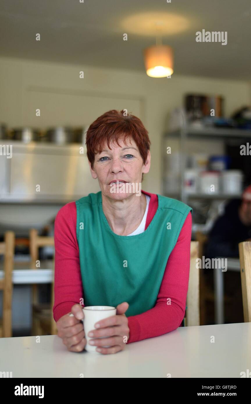 Sharon Evans, 54, owner of The Docks Cafe in Port Talbot, who has said ...