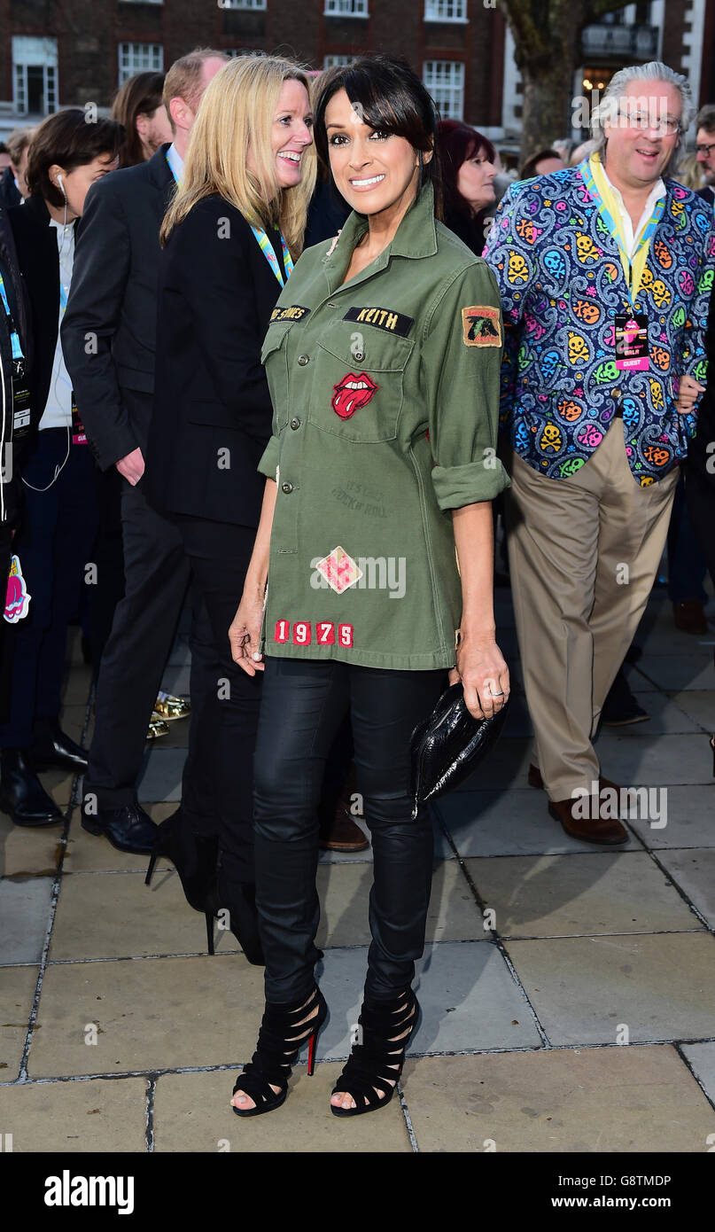 The rolling stones exhibition held at the saatchi gallery hi-res stock ...