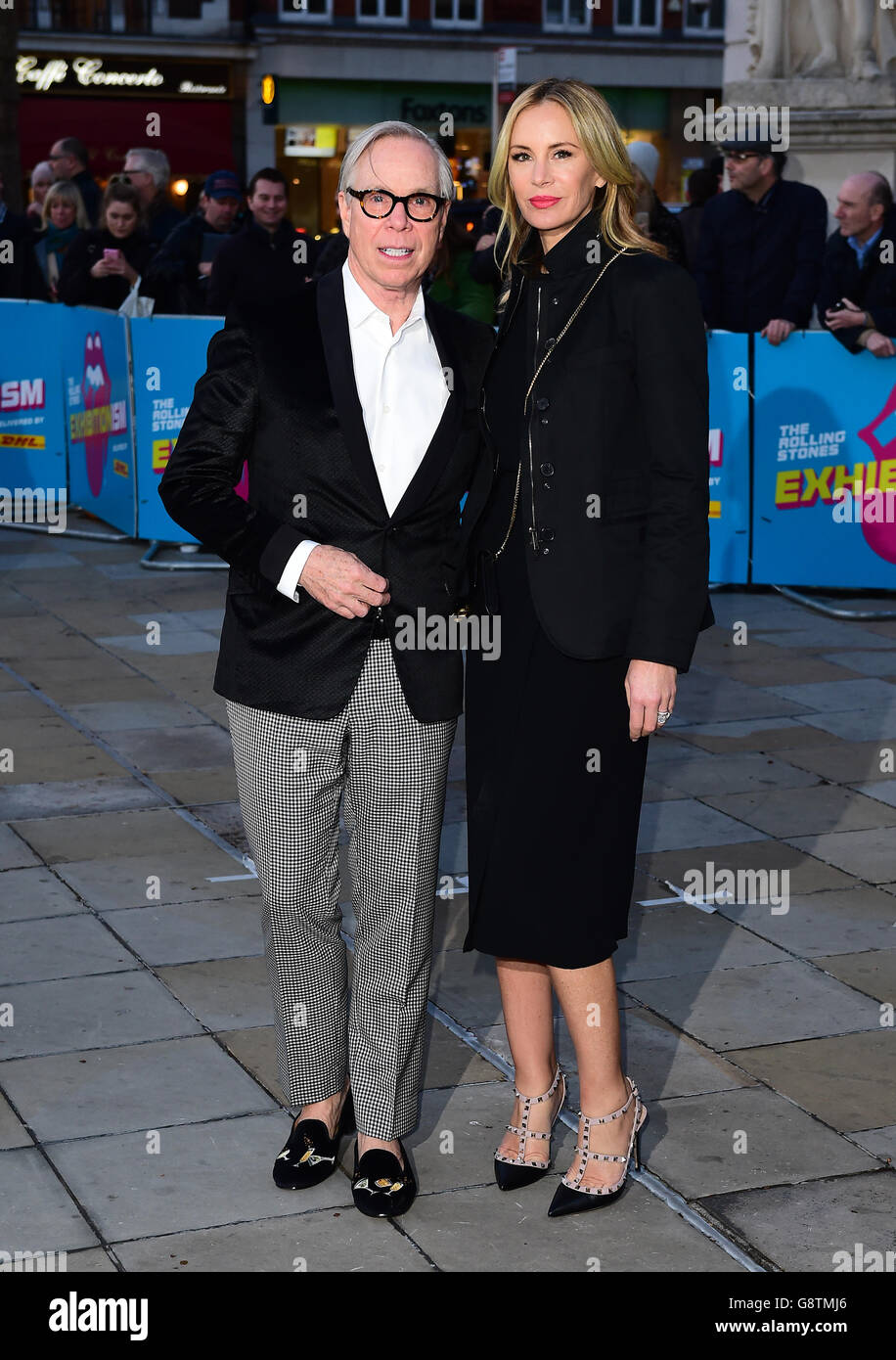 The rolling stones exhibition held at the saatchi gallery hi-res stock ...