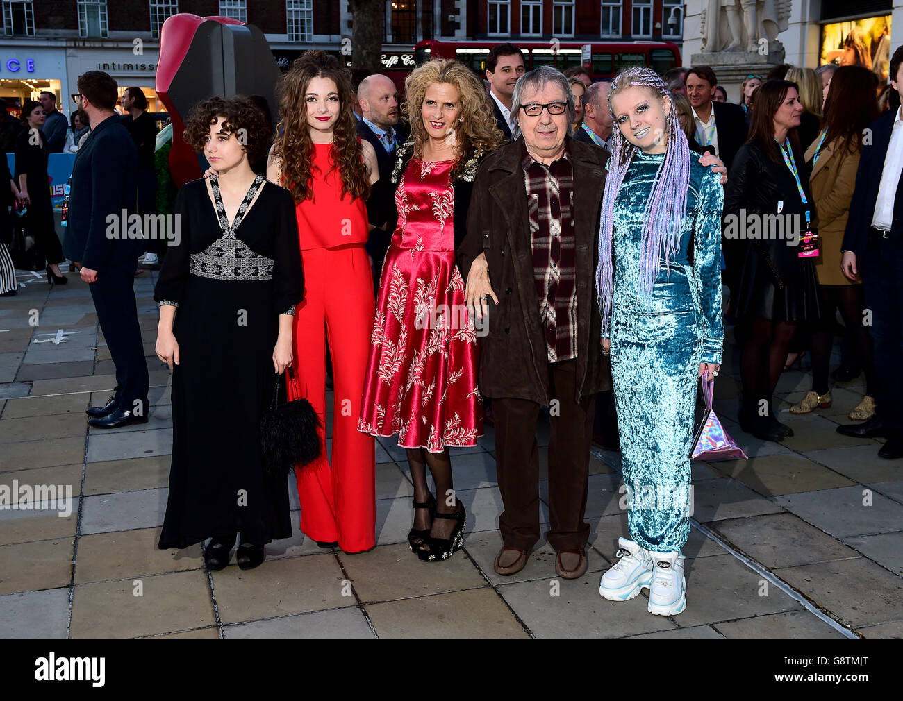 Bill Wyman and family arriving for the opening night gala for ...