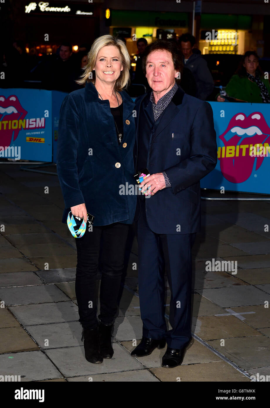 Jayne andrew kenney jones arriving opening night gala exhibitionism hi ...