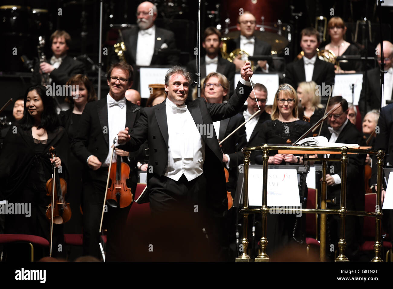 Conductor Jaime Martin with the Royal Scottish National Orchestra ...