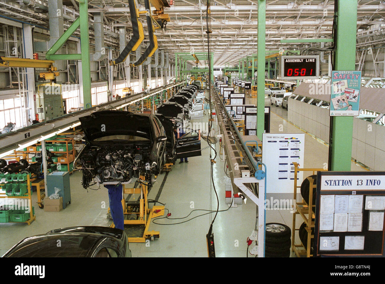 INDIA Maharashtra Pune, Daimler Chrysler Factory, assembly line for ...