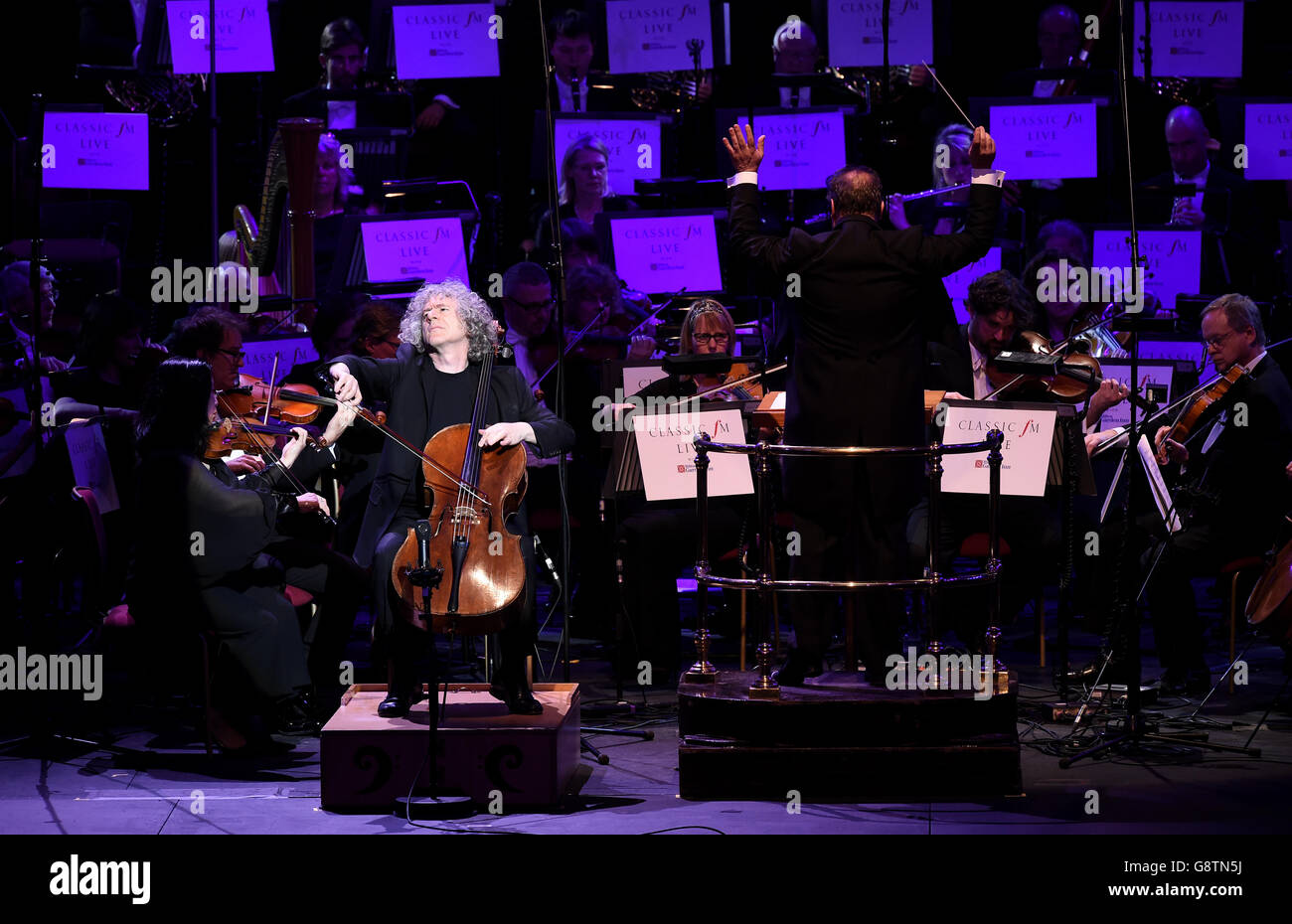 Classic FM Live - London. Cellist Steven Isserlis performs during ...