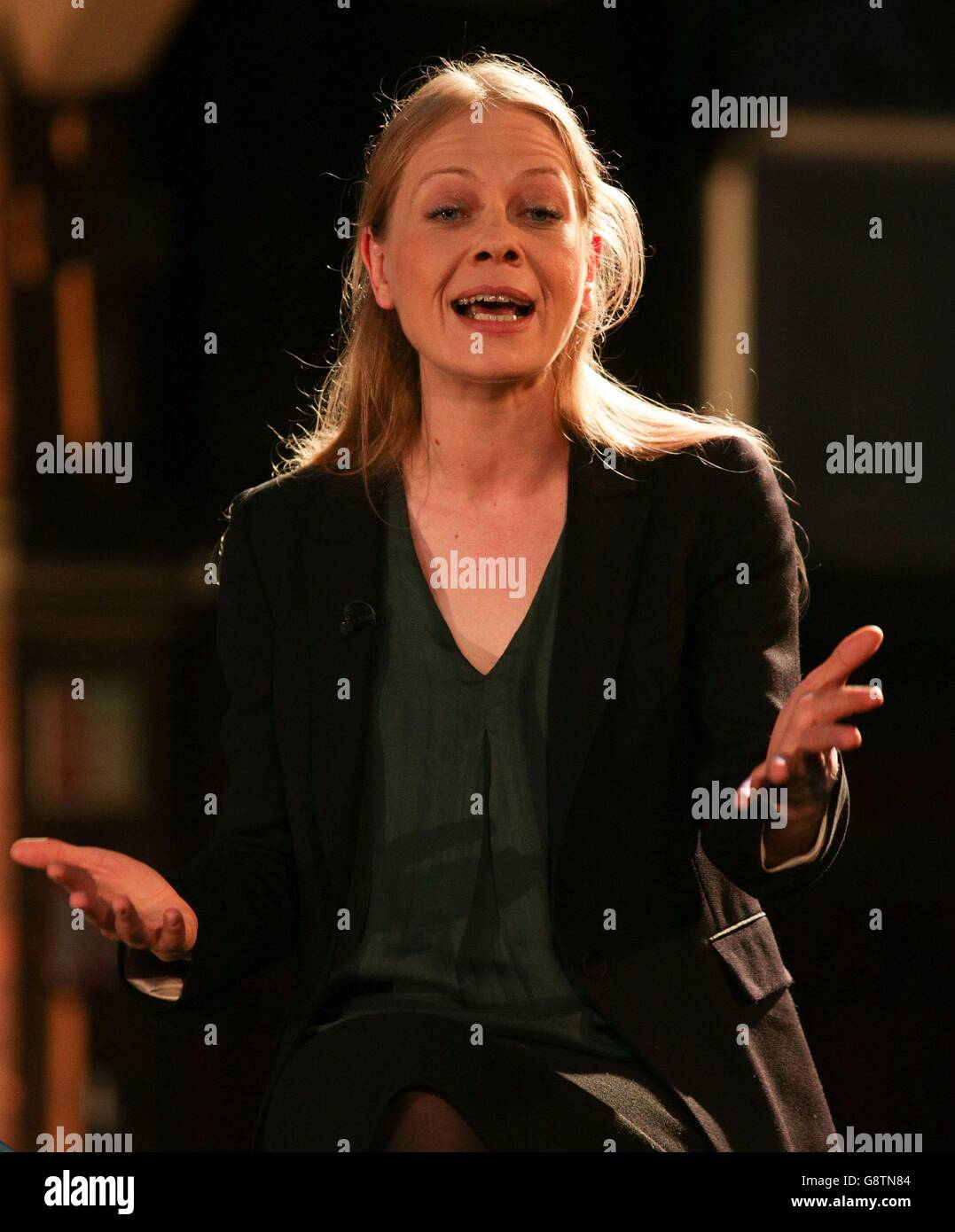 Green candidate Sian Berry during The London Debate with LBC and ITV ...