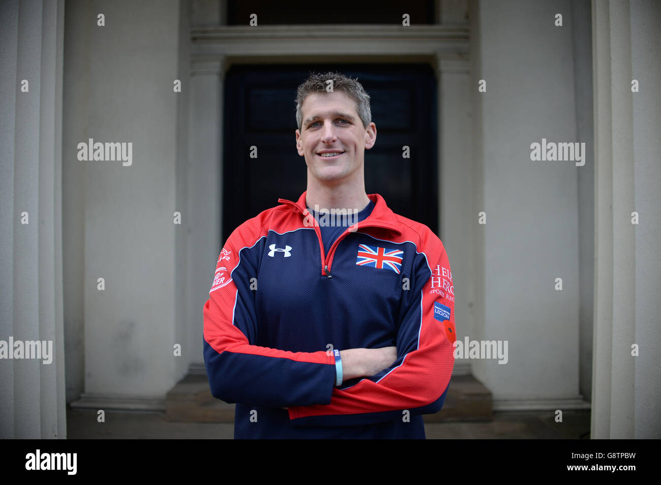 Captain David Wiseman of the Invictus UK team at Wellington barracks ...