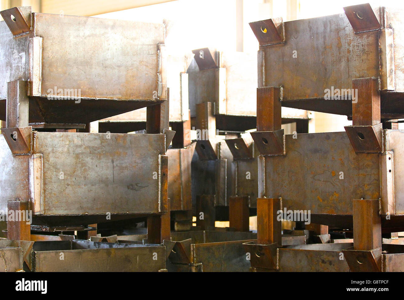 boxes for compact storage of various materials and raw materials in ...