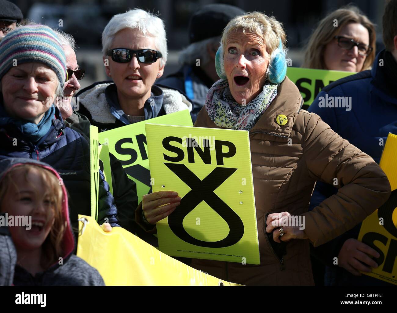 Scottish Parliament election 2016 campaign Stock Photo - Alamy