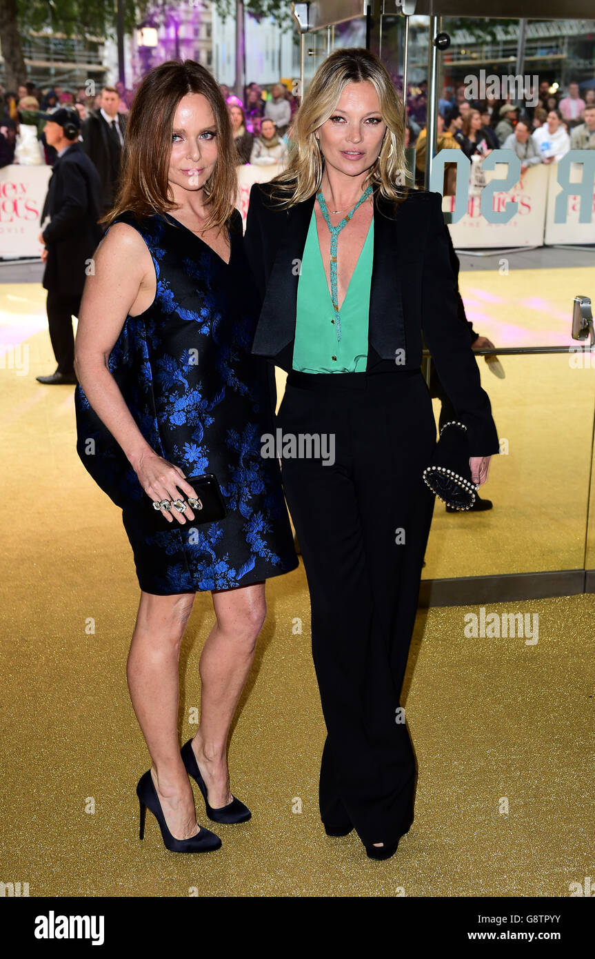 Stella McCartney and Kate Moss attending the World premiere of ...