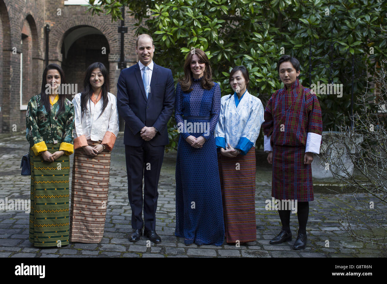 Duke and Duchess of Cambridge reception at Kensington Palace Stock ...
