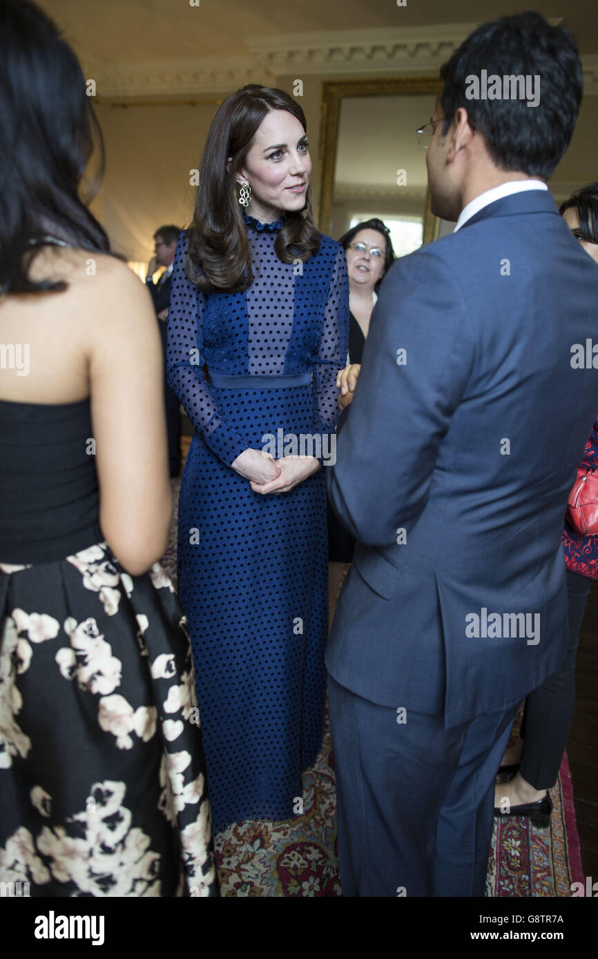 Duke and duchess of cambridge reception at kensington palace hi-res ...