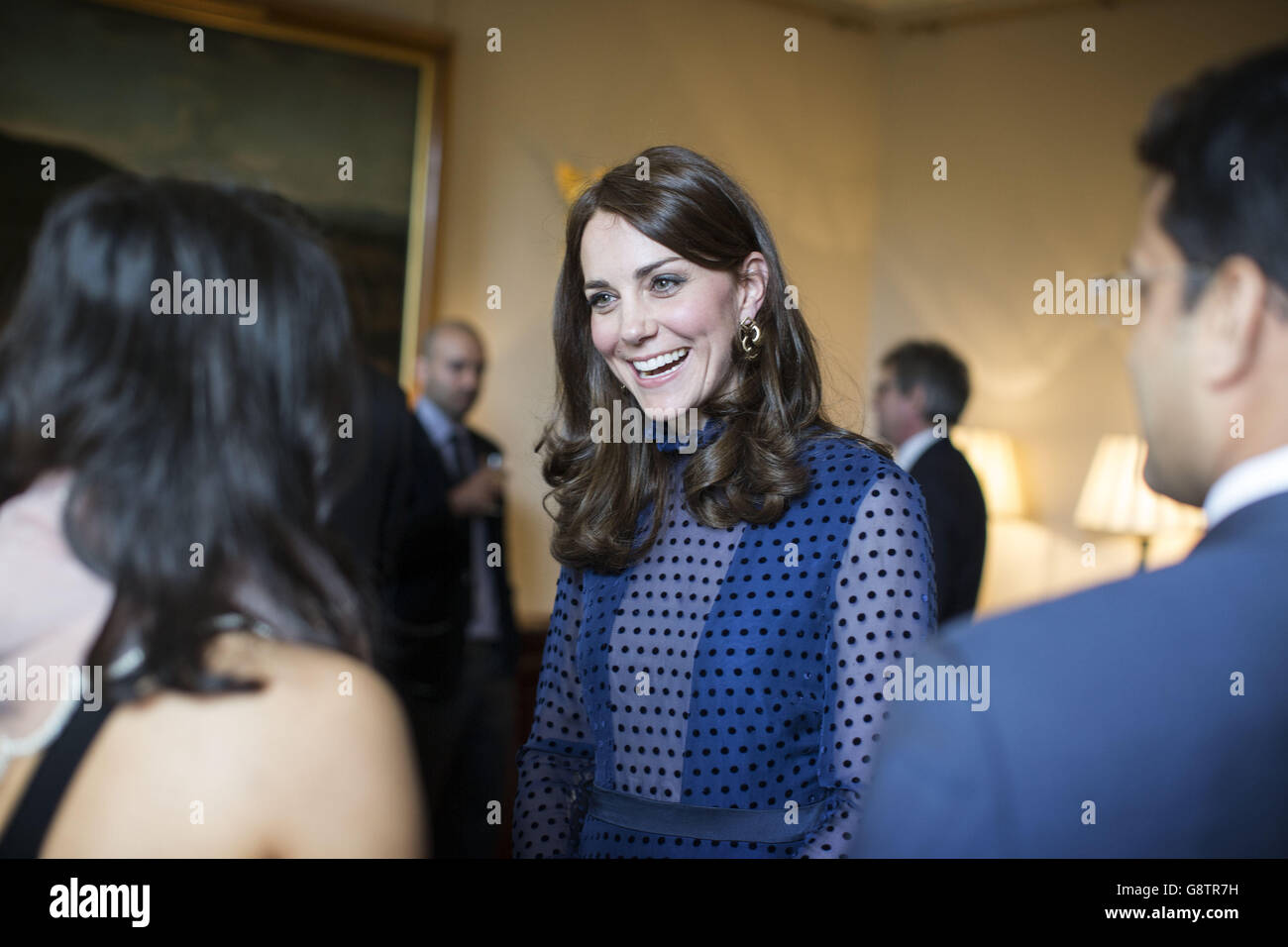 Duke and Duchess of Cambridge reception at Kensington Palace Stock ...